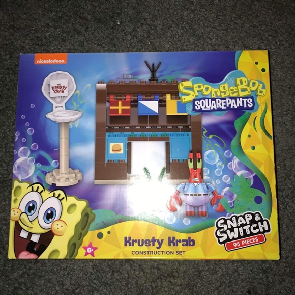 Nickelodeon | Toys | Spongebob Construction Set Krusty Krab | Poshmark